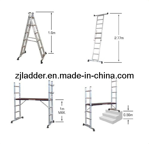 Aluminium Scaffolding Ladder/woking Platform With Ce En131, High ...