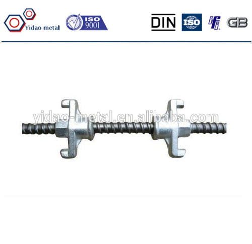 High Tensile Strength Formwork Cross Wall Tie Rod And Wing Nut, High ...
