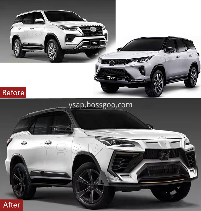 2021 Fortuner를위한 핫 판매 Lambo Style Bodykit, Bossgoo.com의 고품질 2021 ...