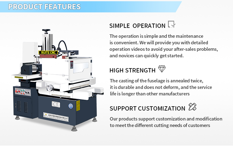 High Speed Wire Edm Dk7735 With 400mm Cutting Thickness, High Quality ...