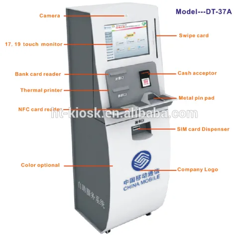 Ht Payment Terminal/ Bill Payment Kiosk/touch Screen Kiosk, High ...