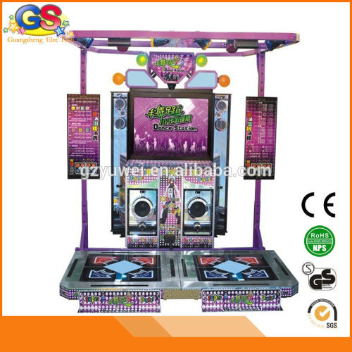 Gs Dance Station Pump It Up Dance Machine Coin Operated Dancing Game ...
