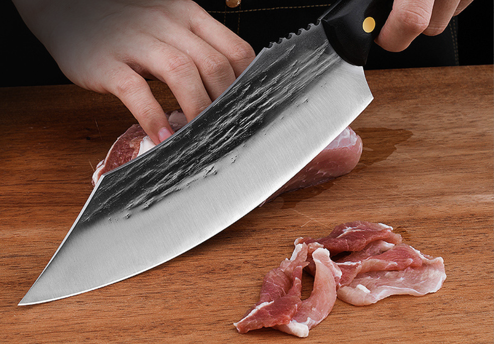 Stainless Steel Heavy Duty Bone Cleaver Knife For Slaughterhouse And ...