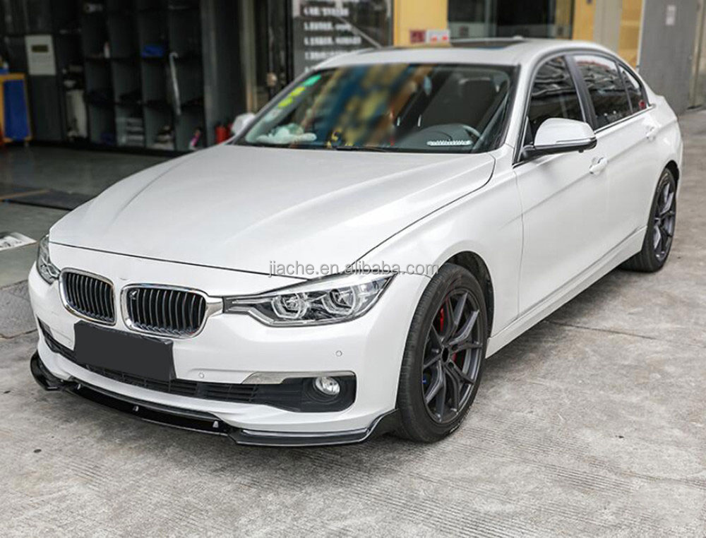 3 Series Abs Front Lip Spoiler For Bmw F30 F35 Gloss Black Bumper Chin ...