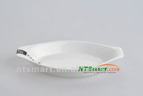 Restaurant Dinnerware White Porcelain Boat-shaped Plate, High Quality ...