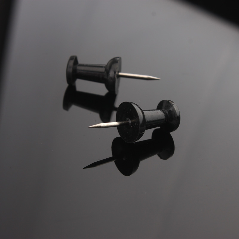 20pcs Black Push Pin Standard Map Pins Alfinete Chinchetas Pushpins ...