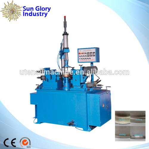 Sunglory Automatic Edge Cutting Curling Machine For Utensil, High ...