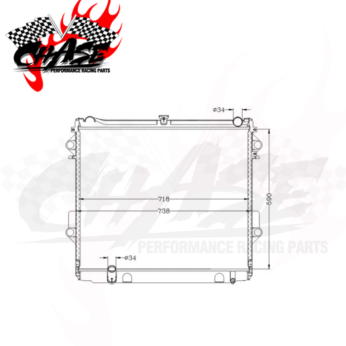 Auto Radiator For Toyota Land Cruiser 5.7l/lexus Lx570 2008-2011 16400 ...