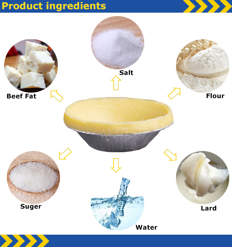 Special Design Frozen Egg Tart Crispy Bakery Food In Oval Shape, High ...