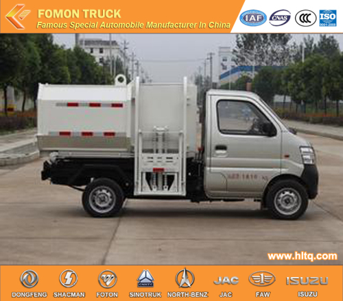 Mini Side Loader Garbage Truck Changan Euro5 Gasoline, High Quality ...