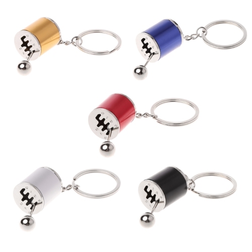 5 Colors Manual Transmission Gear Lever Keychain Gearbox Shift Lever ...