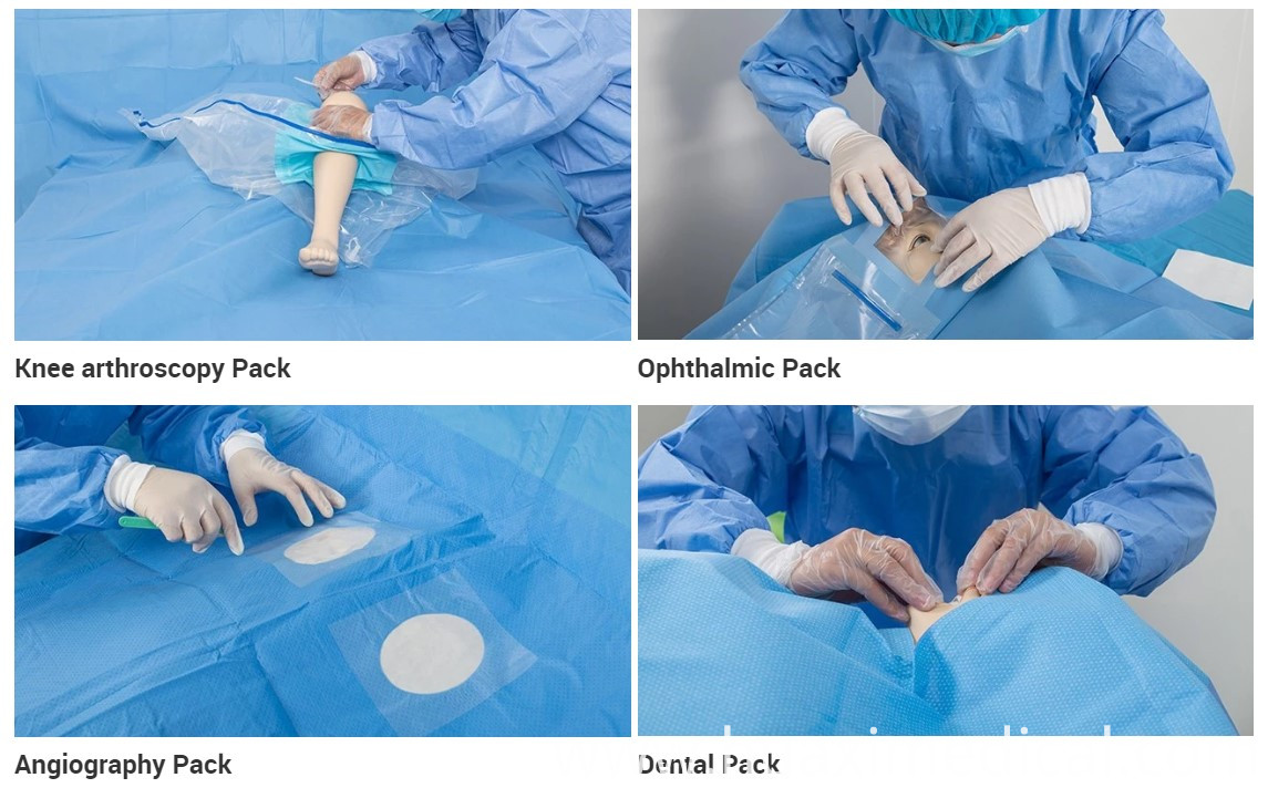 Disposable Surgical ENT Packs Medical Surgical Drape Packs China ...