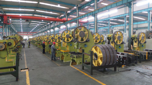 100 Ton Open Back Inclinable Press , Numerical Control Punching Machine ...