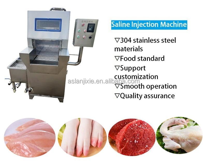High Efficiency 80 Needles Saline Injector Machine For Meat Injection ...