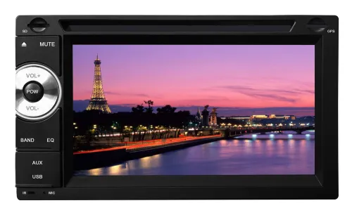 6.2 Inch Fixed Panel Double Din Car Dvd Player, Car Multimedia Dvd ...