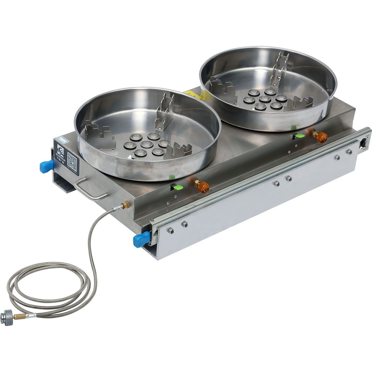 Double Gas Burner Cooking Appliance With Drawing Type Design, High ...