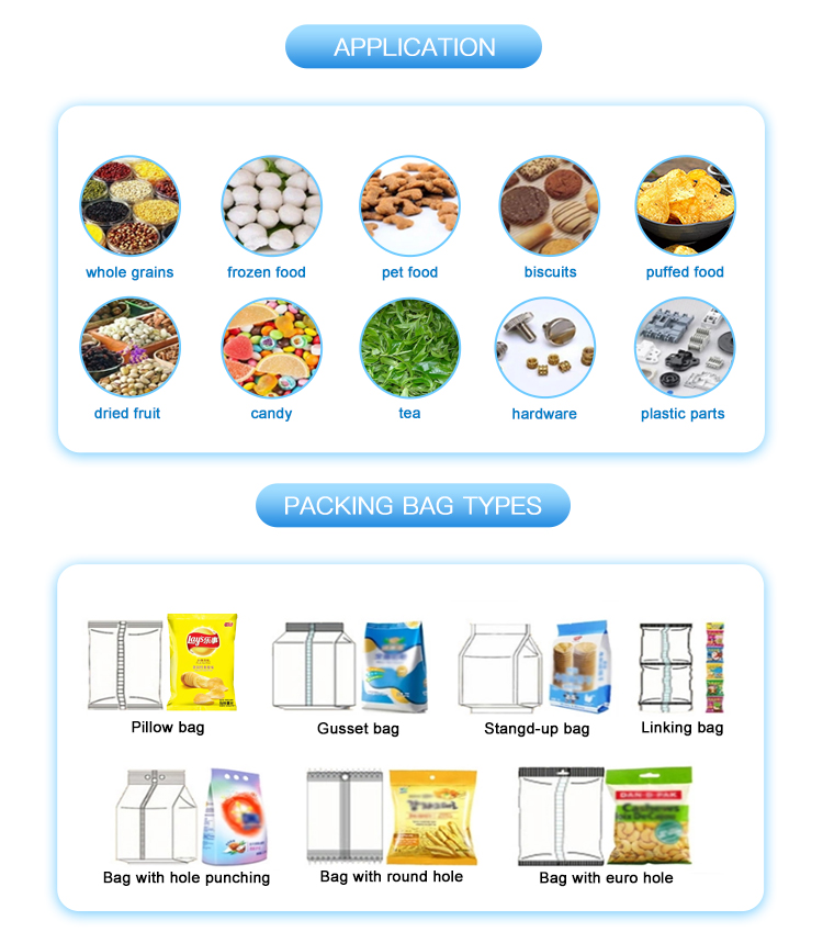 Vertical Puffed Food Chips Packing Machine Automation Packing Line ...