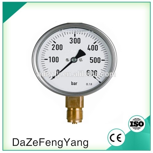 Bourdon Tube Anti-vibration Oil Pressure Gauge, High Quality Bourdon Tube Anti-vibration Oil ...