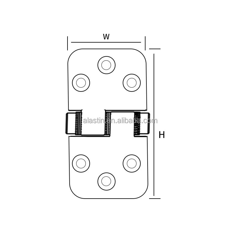 Marine Friction Hinge 316 Stainless Steel Boat Rectangular Hinge ...