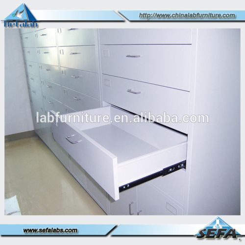 Lab Drawing Storage Cabinet Floor Mounted Structure Storage Cabinet ...