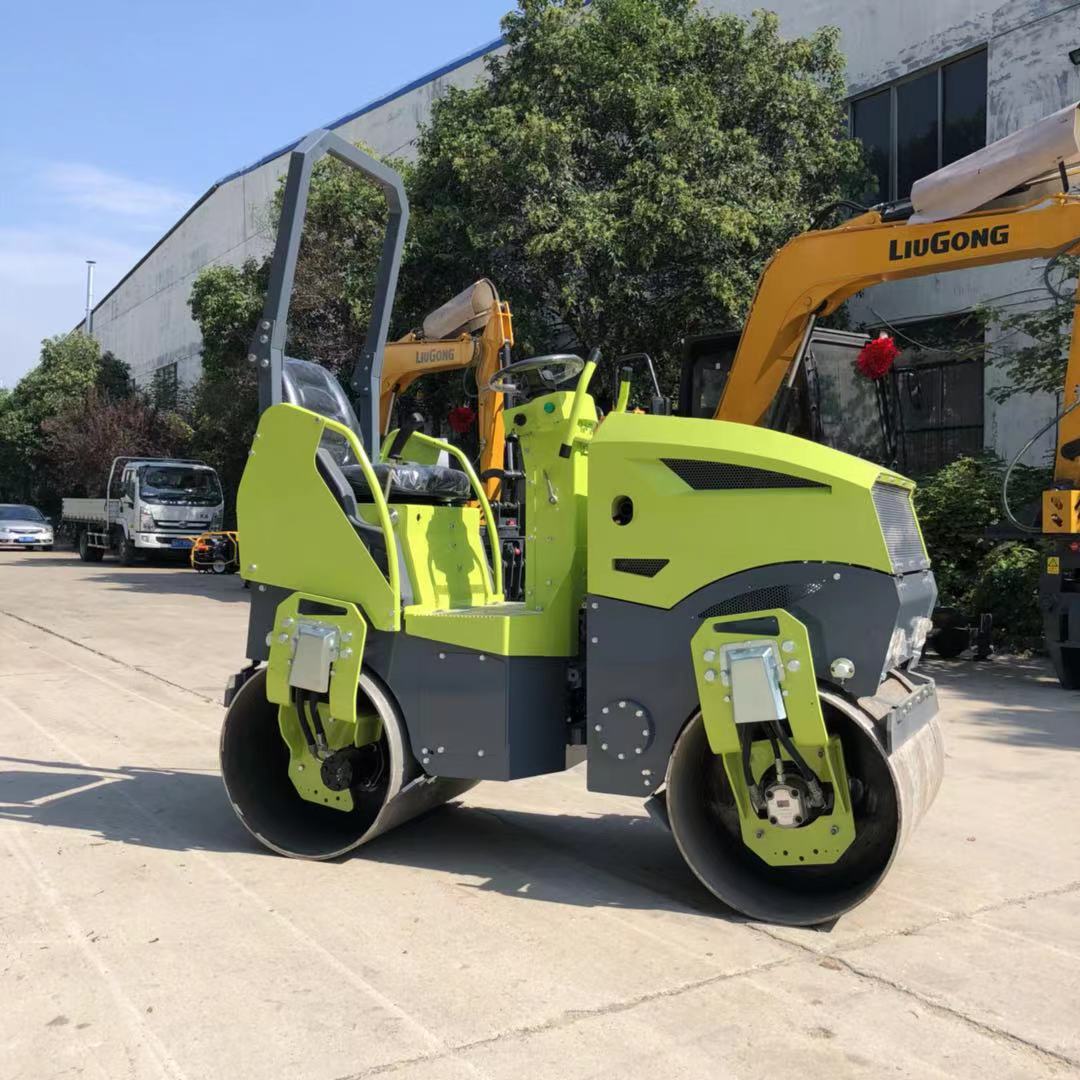 1.5 Ton Diesel Engine Asphalt Vibrating Road Roller Compacting Machine ...