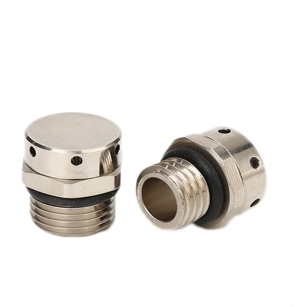 Ss304 Ip68 Air Breather Vent Metal Valve Plug M12*1 For Stainless Steel ...
