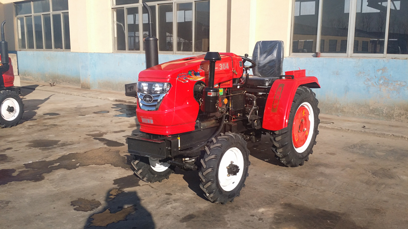 Single Cylinder 4 Wheels Driven Rear Pto Tractor, High Quality Single ...