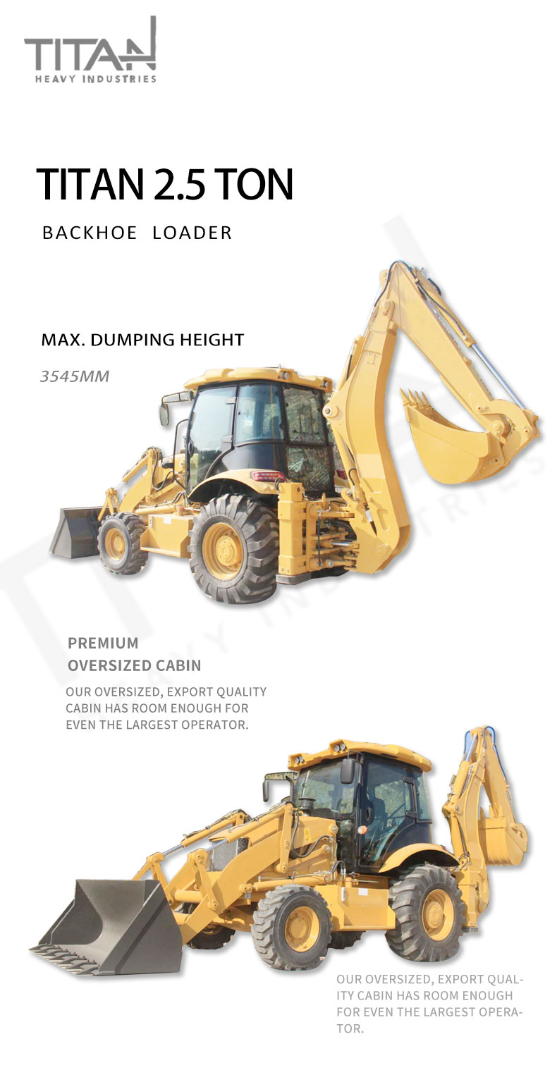 Compact 2.5t Front Bulldozer With Digger - Ce Iso Oem Tl30-25 Mini ...