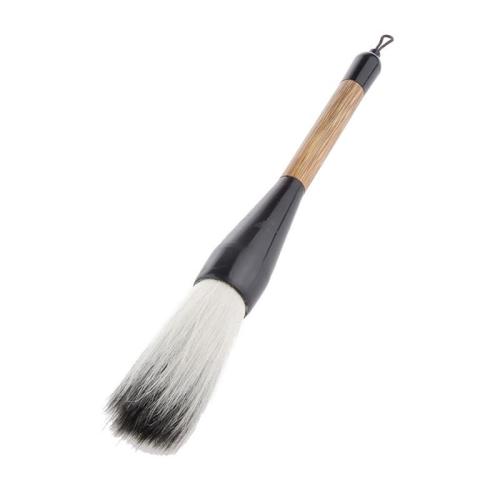 Chinese Writing Brush Calligraphy Brushes Wolf & Goat Hair Short Bamboo ...