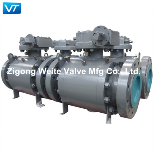 Api 6d Trunnion Mounted Ball Valve For Pipelines, High Quality Api 6d ...