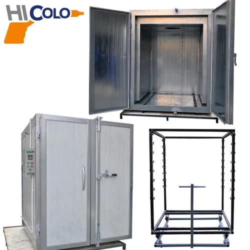 12kw Powder Coating Curing Oven With Manual Cart, High Quality 12kw ...