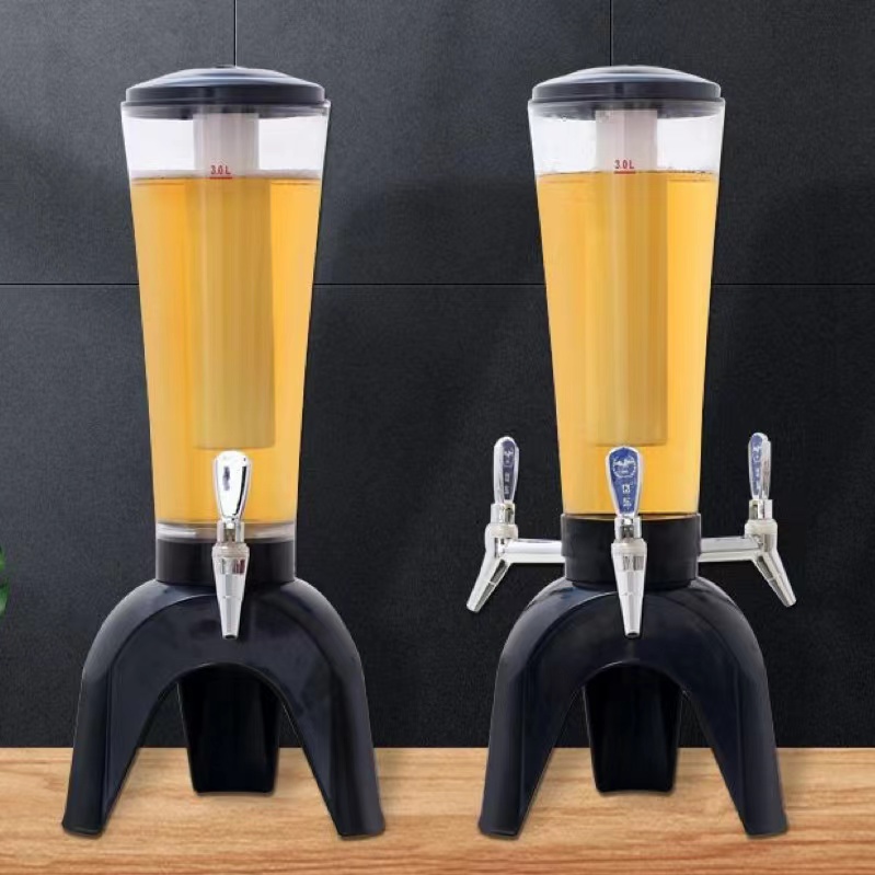 3-litre Portable Chinese Restaurant Beverage Dispenser Tower With Three ...