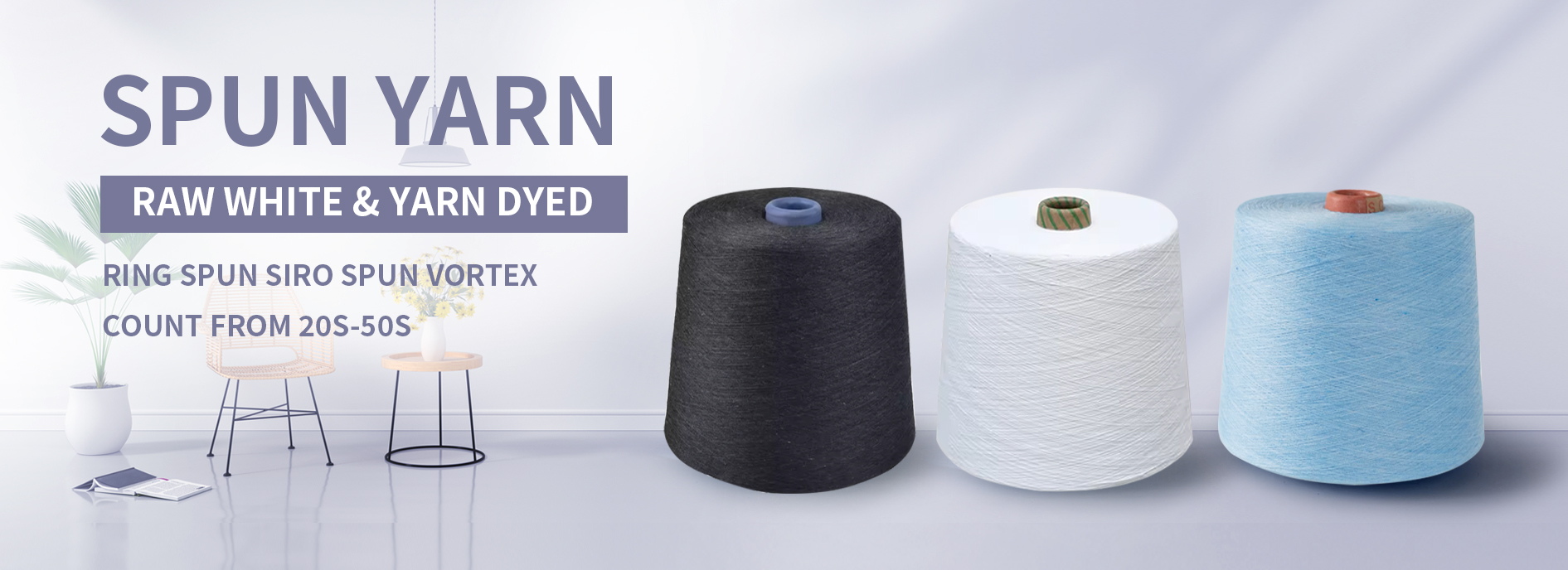 China Manufacturer of Polyester Ring Spun Wax Yarn T30s/1 for Weaving