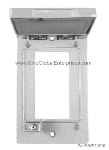 Gfci With Padlock One Gang Weatherproof Box Cover (wp10216), High ...