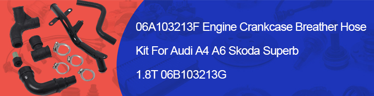 Engine Crankcase Breather Hose Kit For Audi A4 A6 Skoda Superb 1.8t Oe ...