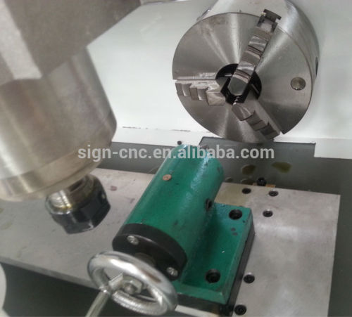 Two Spindle Cnc Router With Rotary Attachment Multi Functional For Flat ...