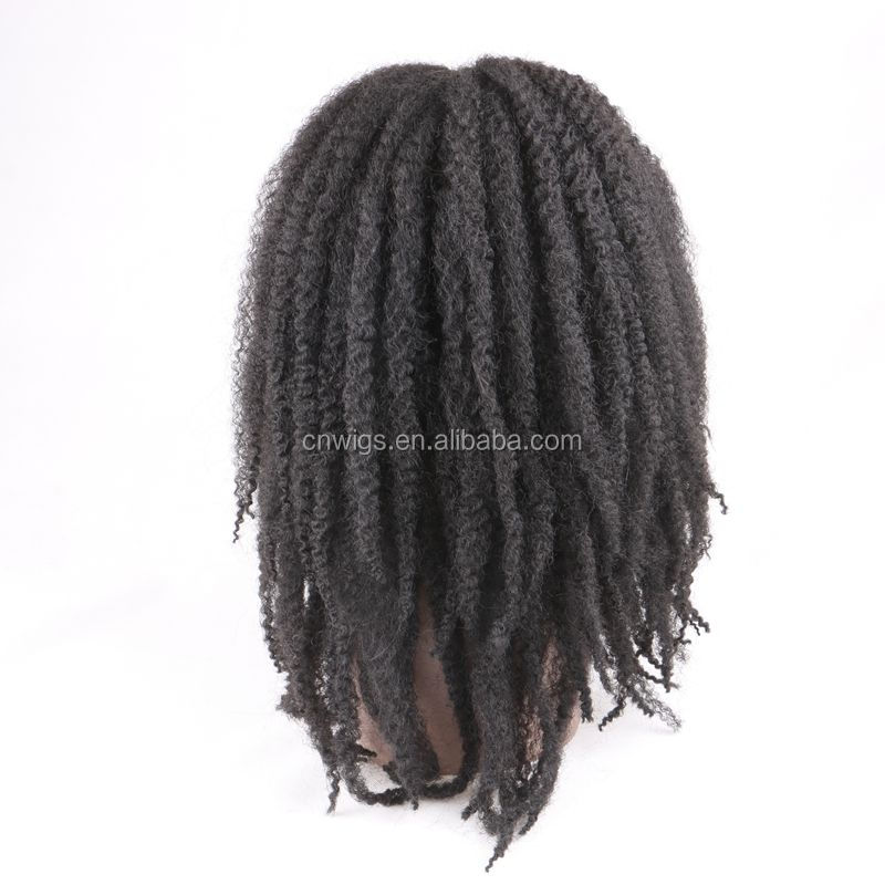 Synthetic Wig Luxury Marley Braids Dreadlock Afro Kinky Curly For Women ...