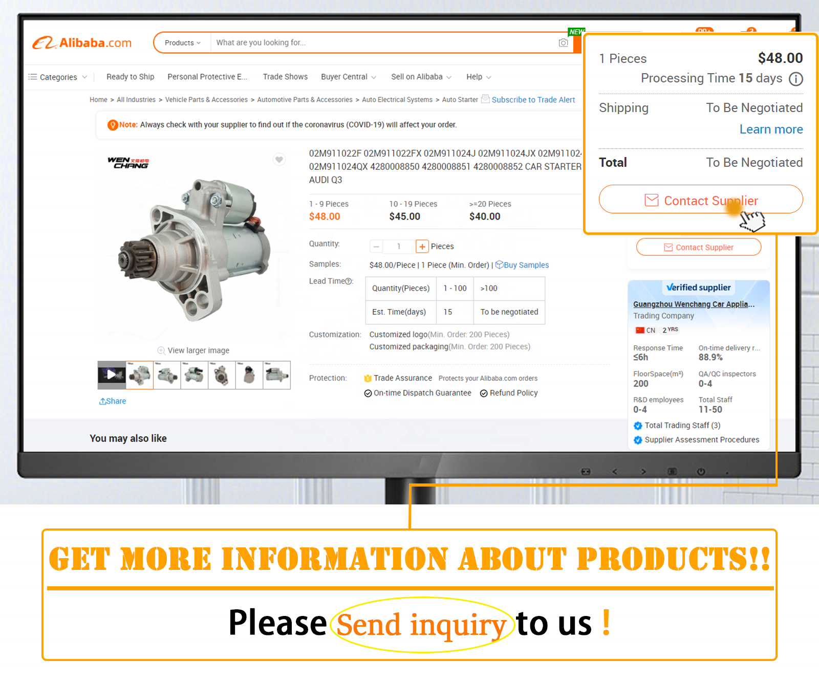 Car Starter Motor Bendix - Part Numbers 1918079, 1932031, 1985129 ...