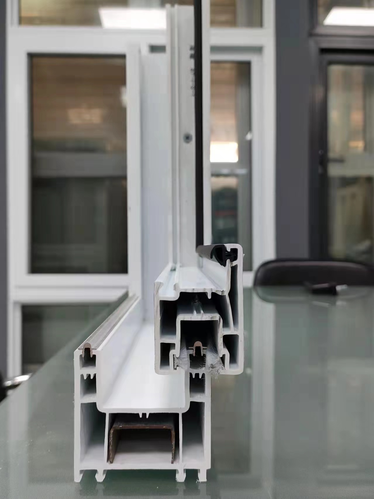 French Style Upvc Vertical Sliding Double Glazed Windows, High Quality ...