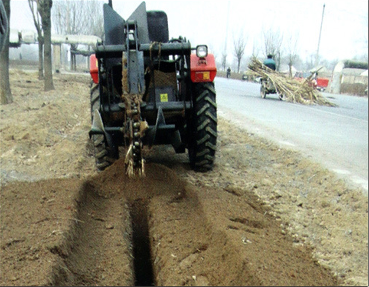 Hydraulic 3-point Hitch Tractor-mounted Trencher For Pipeline Ditching ...