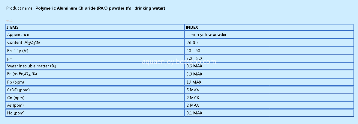 Pac Drinkable Grade 30 %, Bossgoo.com의 고품질 Pac Drinkable Grade 30 %