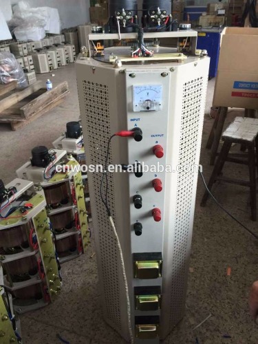 Three Phase Variac Transformer 30kva Contact Voltage Regulator High
