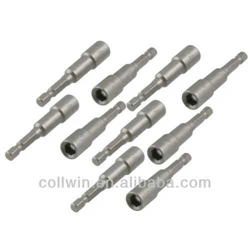 Long Hex Magnetic Power Socket Nut Driver Setters Bits, High Quality ...