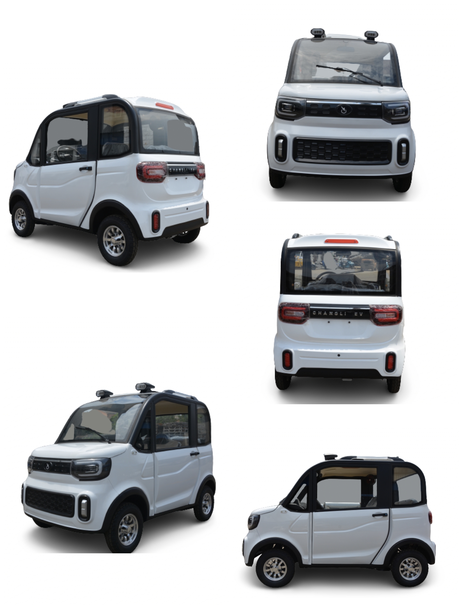 Chang Li Electric Car 2020: 4-wheel New Energy Solar Panel Electric ...