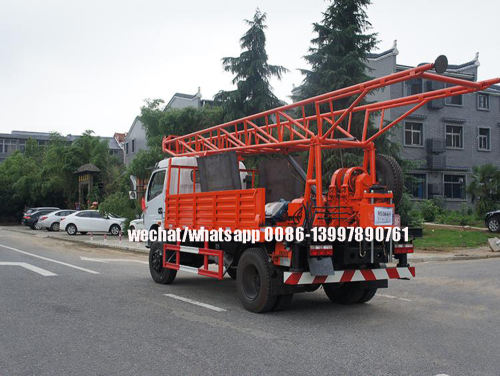 Dongfeng Water Drilling Rigs With Truck 70-100 Meters, High Quality ...