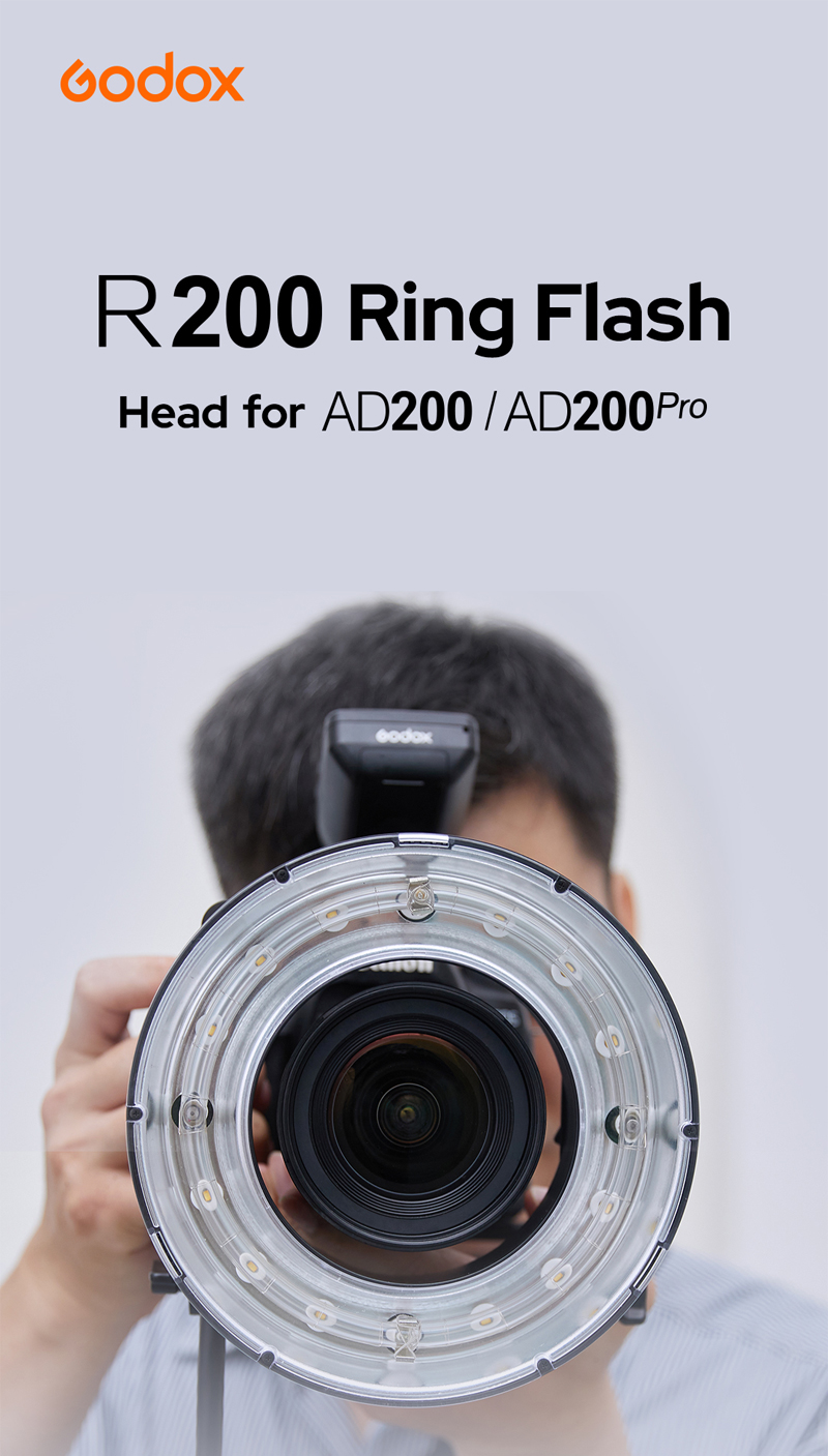 Godox Ad200 Pro R200 External Flashing Rings For Sony, Canon, Nikon ...