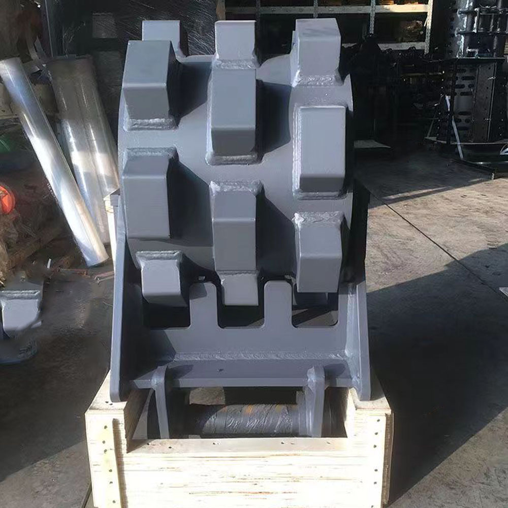 Excavator Compaction Wheel For High Performance Soil Bank Compaction ...