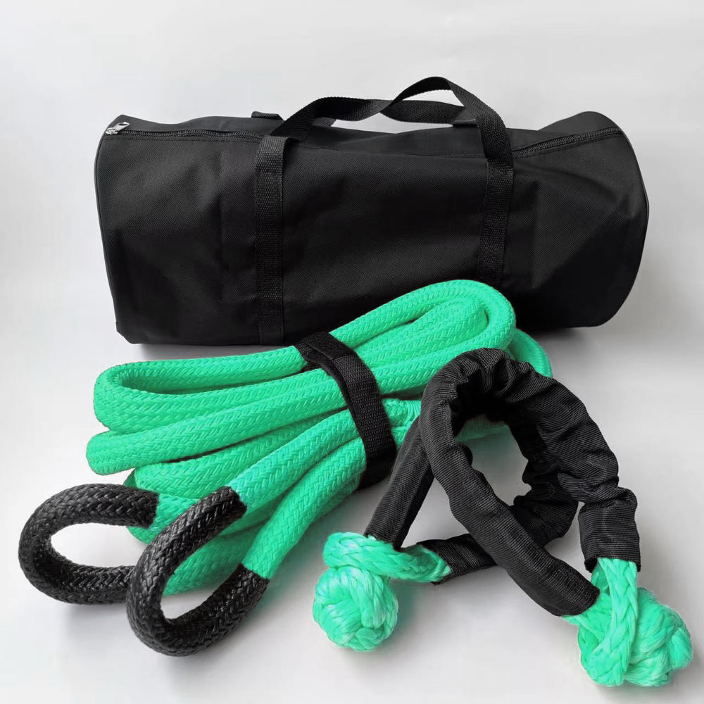 28mm 9m Reflective Kinetic Recovery Tow Rope, High Quality 28mm 9m ...