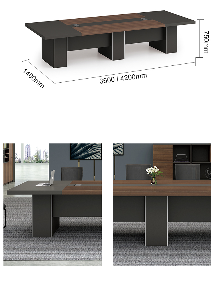 Modern 10 Seater Luxury Conference Table And Chairs For Office & Hotel ...
