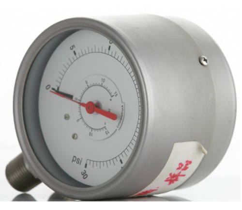 Double Pointer Double Tube Differential Pressure Gauge, High Quality ...